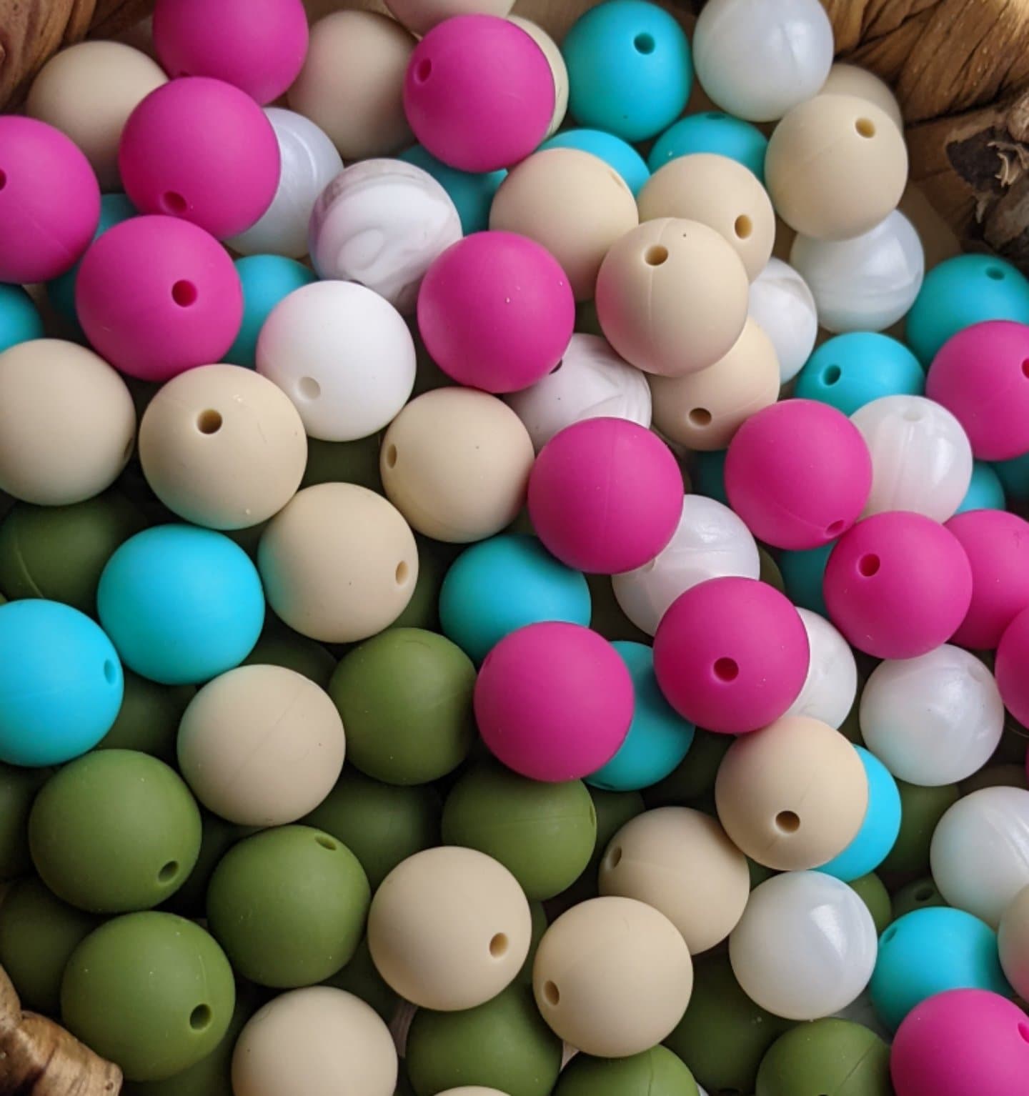 15mm Solid Beads – Bayou Beads Supply
